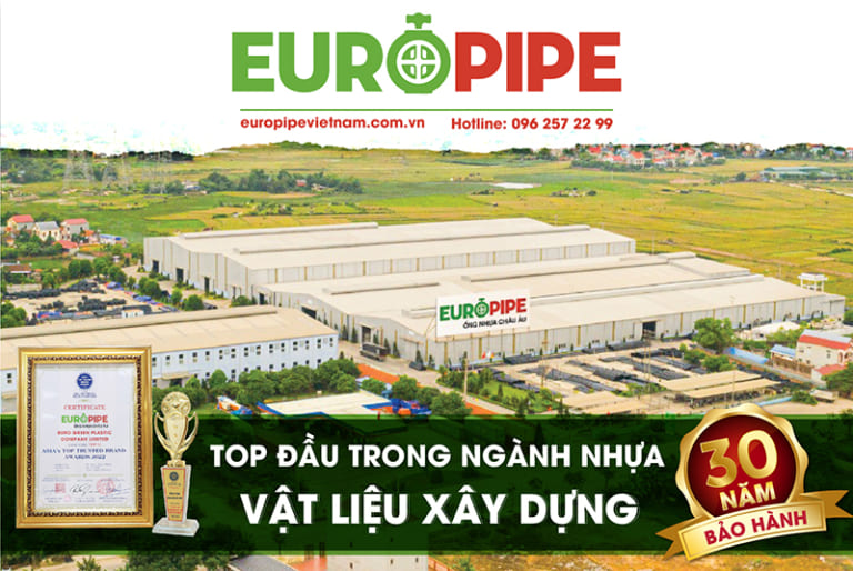 EUROPIPE plastic pipe at Thanh Hoa clean water project