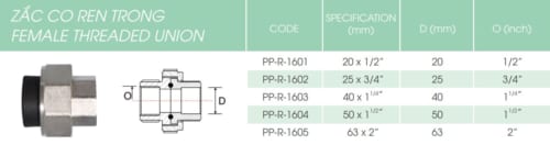 Zắc co ren trong PP-R 2 lớp - EUROPIPE
