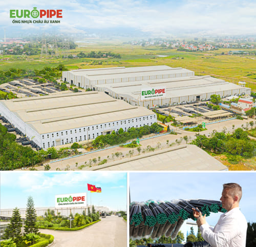 Ống nhựa Châu Âu Xanh - 2 vế của tiêu chuẩn và chất lượng - EUROPIPE