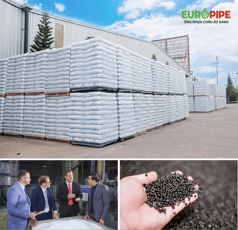 Ống nhựa Châu Âu Xanh - 2 vế của tiêu chuẩn và chất lượng - EUROPIPE